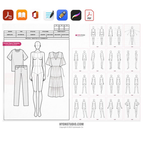 Modelli Di Illustrazione Di Moda Modelli Di Moda Nell'inverno Di