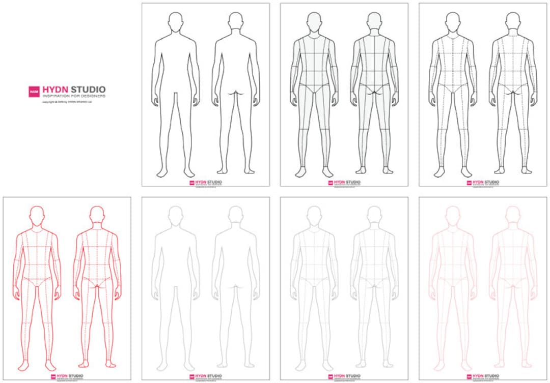 Clothes Design Template Body