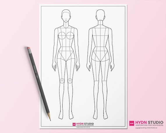 Plantilla De Dibujo Corporal Plantilla De Arte Corporal Para Pintura