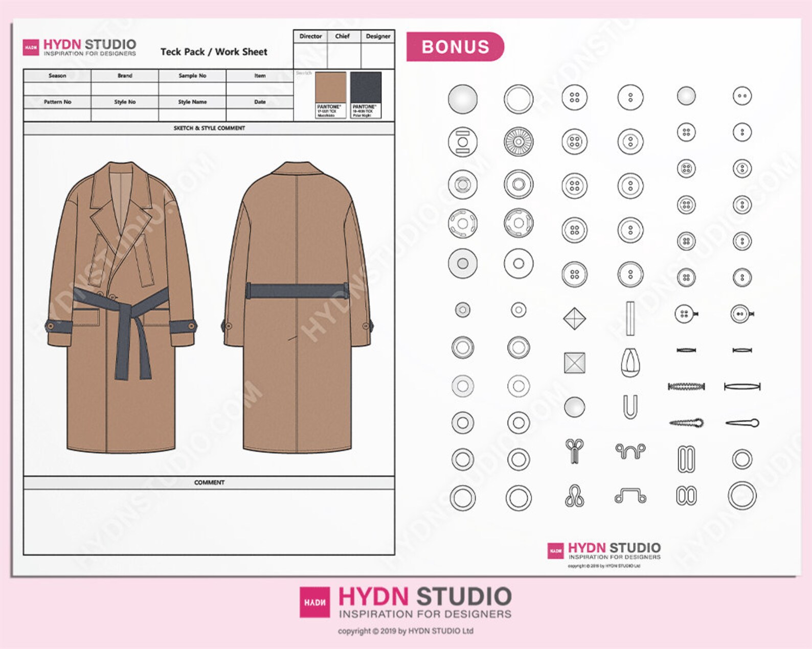 Vector Coat Outer Down Jacket Design Set 22 Style Vector Outer Designs ...