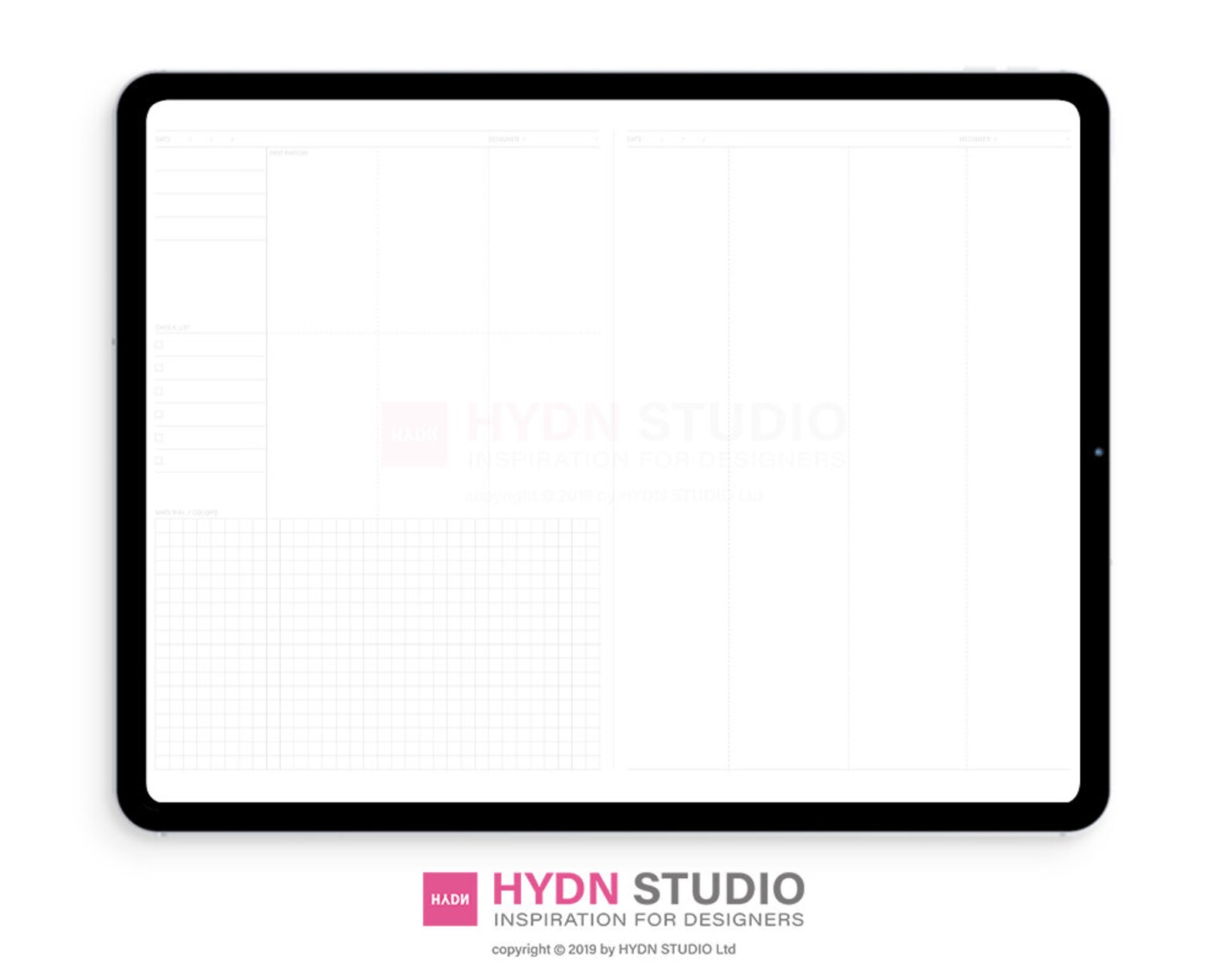 Fashion Sketchbook- Printable PDF / Fashion Design Notebook (2style ...