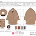 Vector Complete Coat Outer Design Techpack Template - Etsy