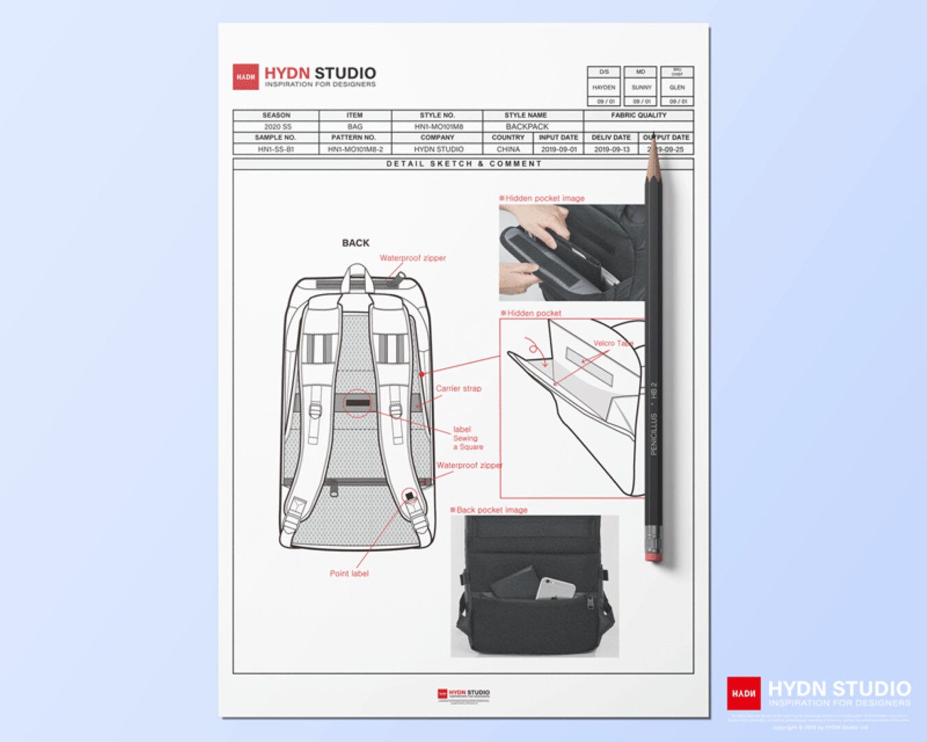 Fashion Tech Pack Templates A4 Size / Excel Template / Fashion Template ...