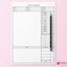 Tech Pack Template english A4 Size 08 / Technical Drawings / Fashion ...