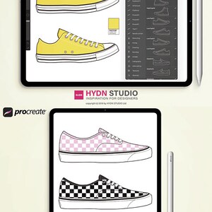 Shoes Design Set Procreate Stamp Brushes Procreate Stamp | Etsy