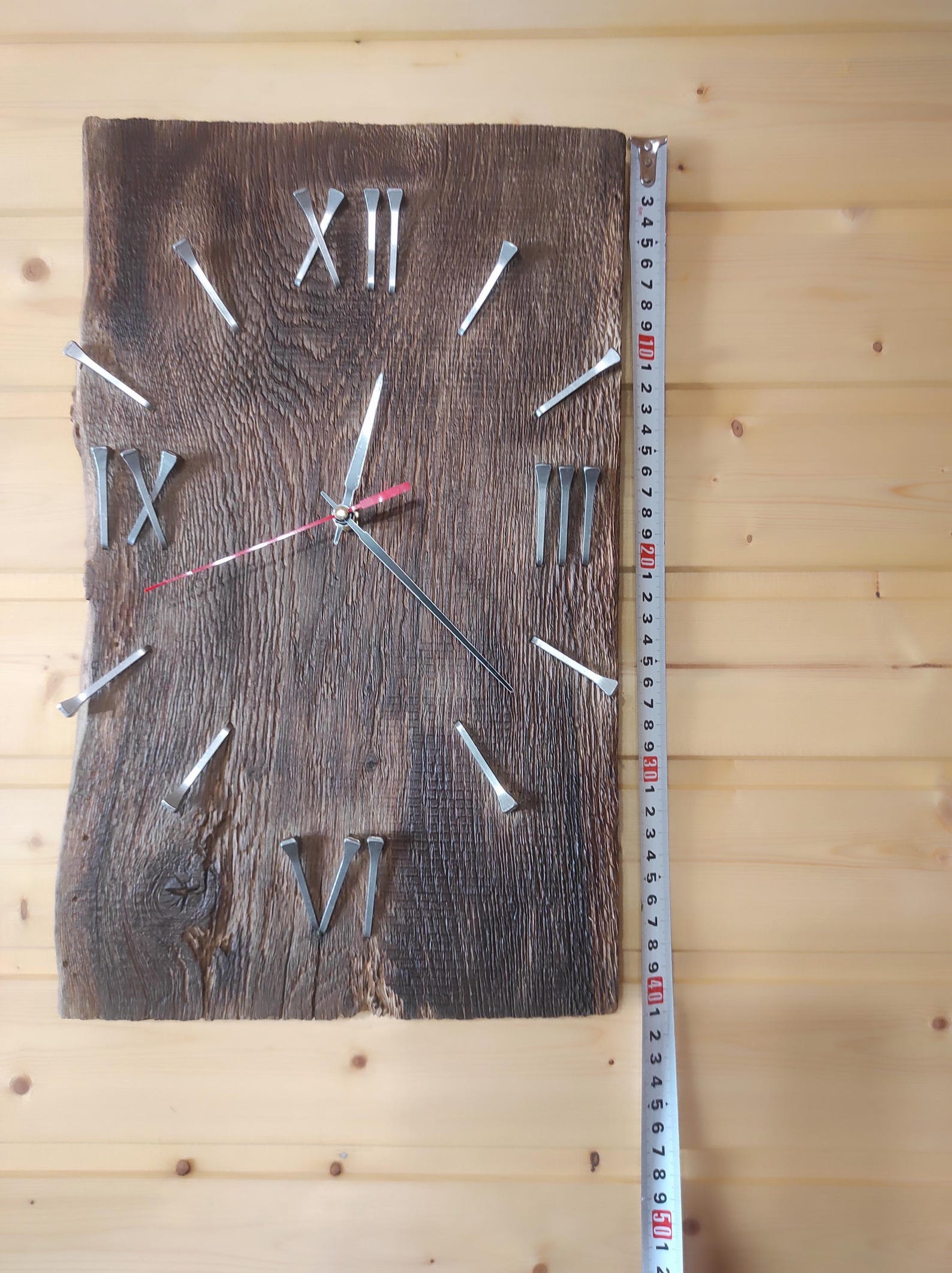 Wooden Clock. Clock of Wood . Rustic Clock. Gift for Christmas - Etsy