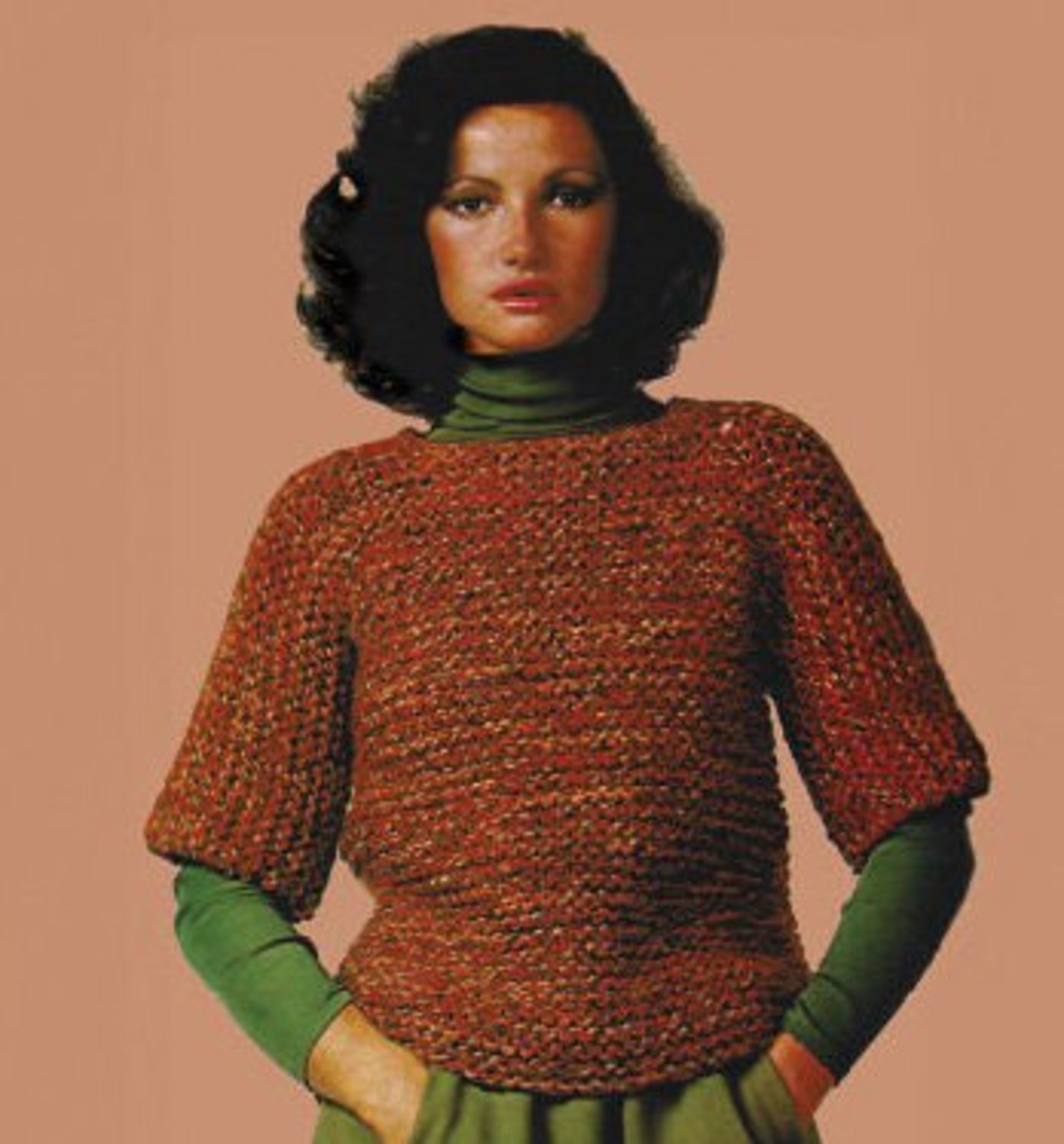 First Knit Sweater T Shape in Simple Garter Stitch, Beginner Short ...