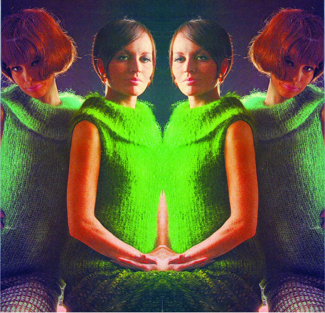 Sleeveless Deep Cowl Neck Tank Top Slip Over Knit Pattern Pdf in ...