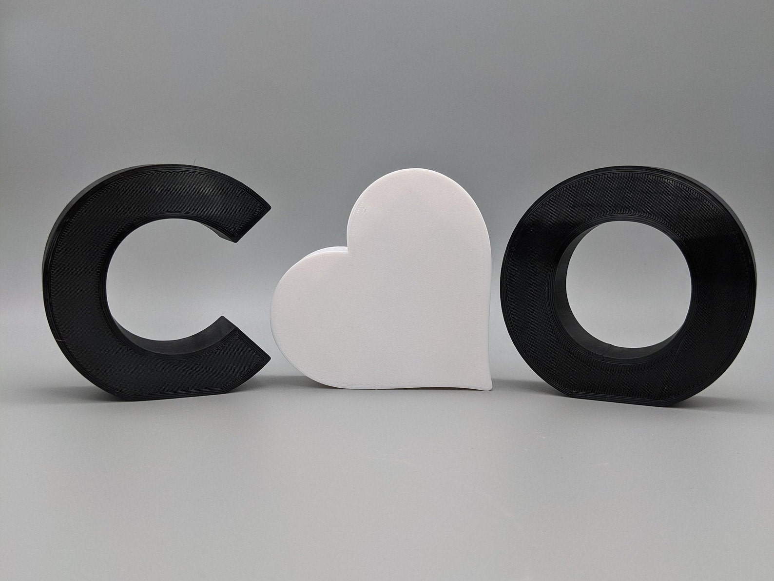 Personalised Initials Decorative Letters With Love Heart - Etsy UK