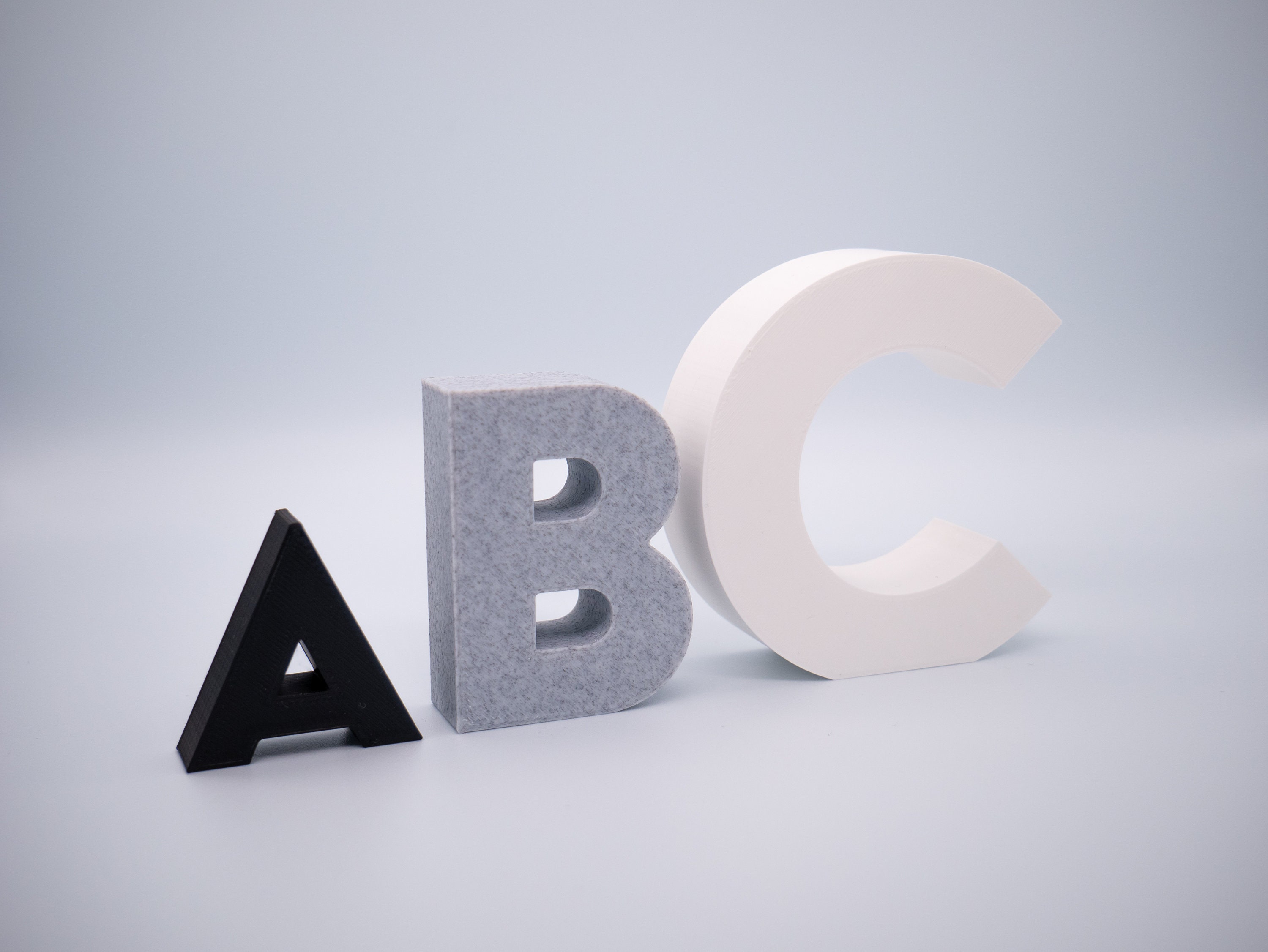 Personalised Decorative Letters Initials Ornament 3D Printed - Etsy UK