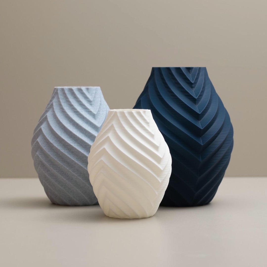 Leaf Inspired Decorative Ornaments Set of 3 or Individual I Navy Blue ...