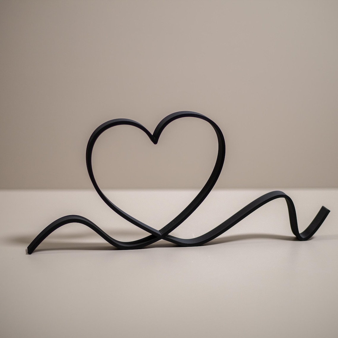 Freestanding Heart Ornament Line Art - Heart Outline Set - Heart Home ...