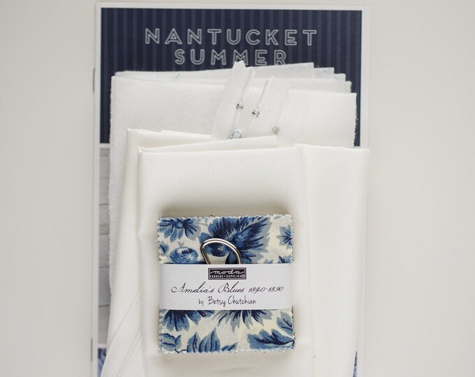 Nantucket Summer KIT Pattern Featuring Ameilias Blues Zipper Bag ...