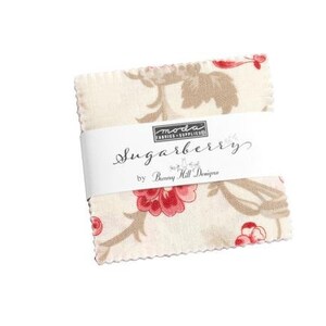 SALE Sugarberry Mini Charm Pack. Floral Fabric by Bunny Hill for Moda ...