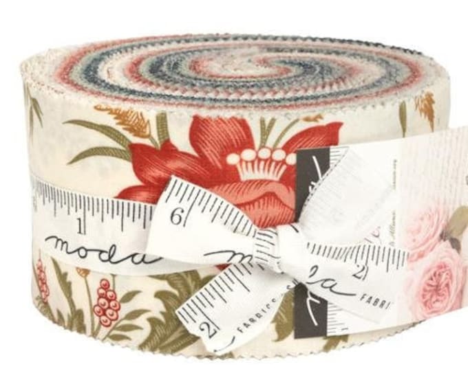 SALE Rendezvous Jelly Roll. by 3 Sisters for Moda 2.5xwof Squares, 40 ...