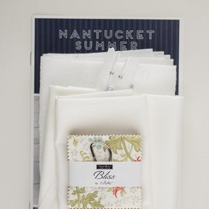 Nantucket Summer KIT Pattern Featuring Bliss Zipper Bag. Includes ...