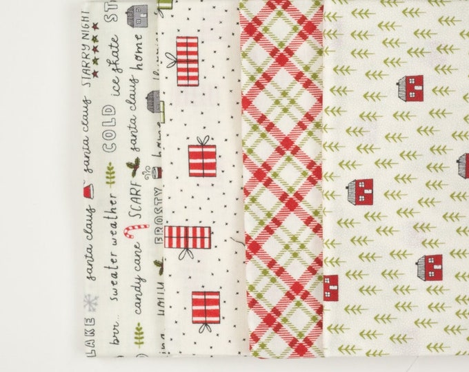 Blizzard Curated 4 Fat Quarter Fabric Bundle. by Sweetwater for Moda ...