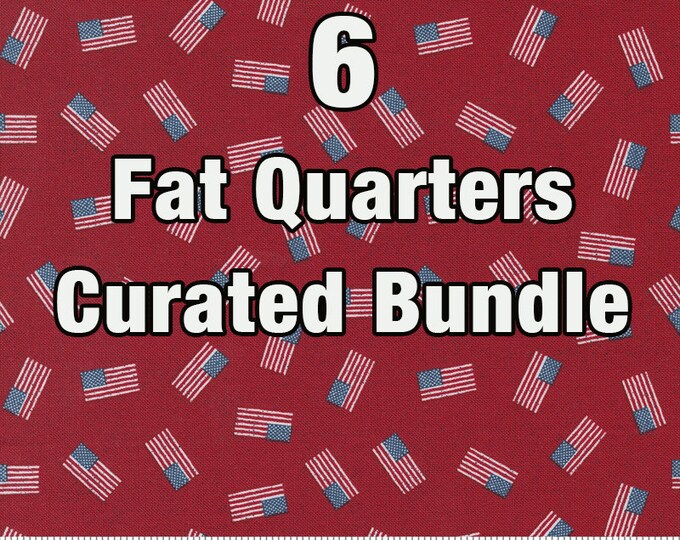 Stateside Curated Fat Quarter Bundle, by Sweetwater for Moda, 6 Piece ...