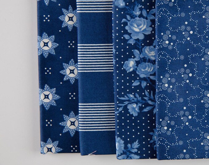 SALE Sunrise Side Curated Fat Quarter, by Minick & Simpson for Moda, 4 ...