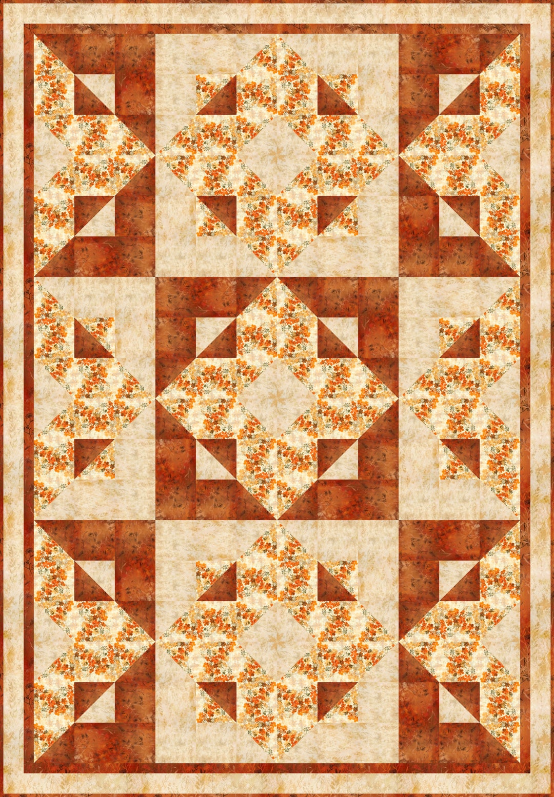 3-yard Quilt Bundle. Reflections of Autumn From in the Beginning ...