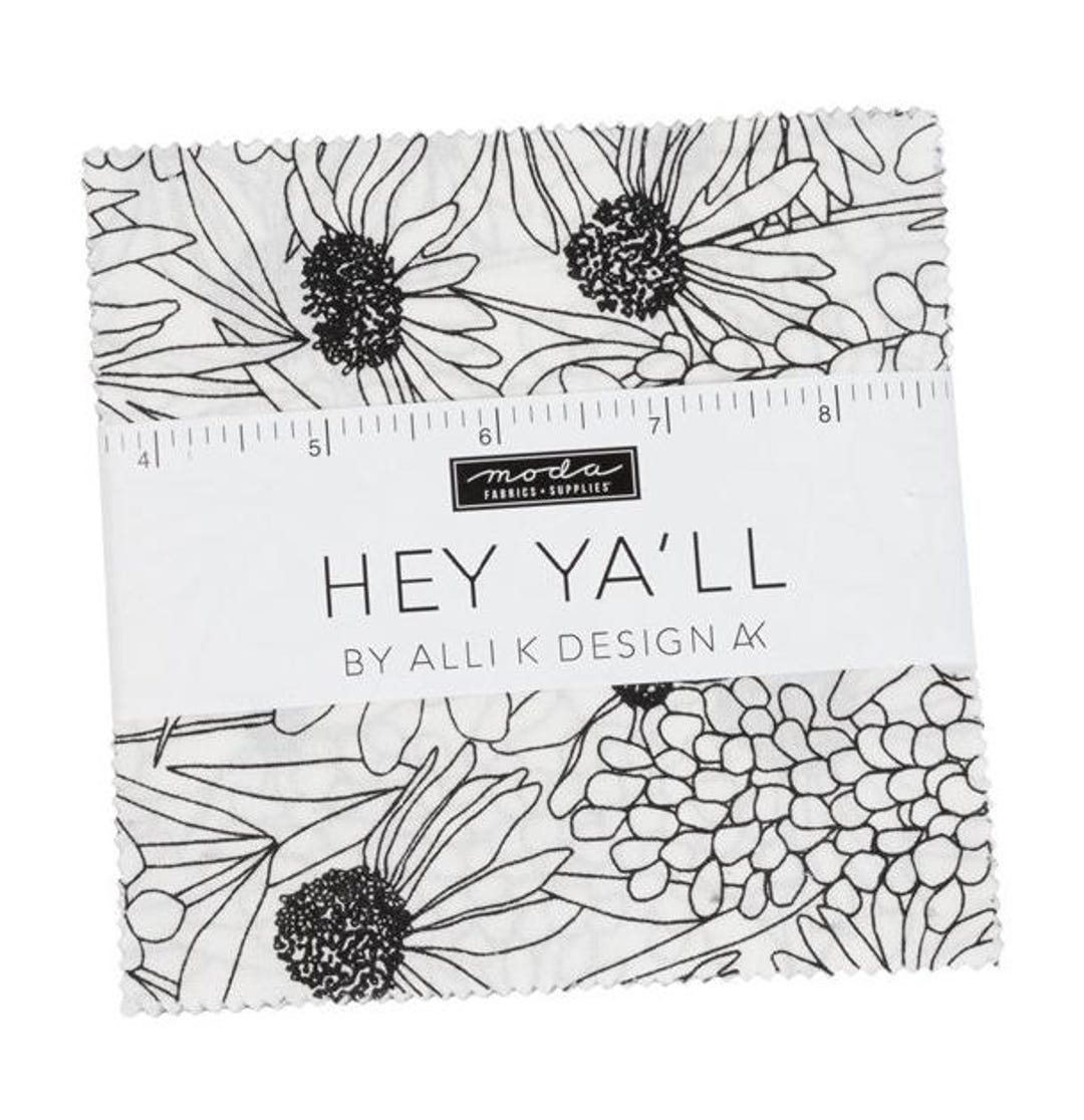 Hey Ya'll Charm Pack. Fabric by Alli K Designs for Moda. Precut for ...