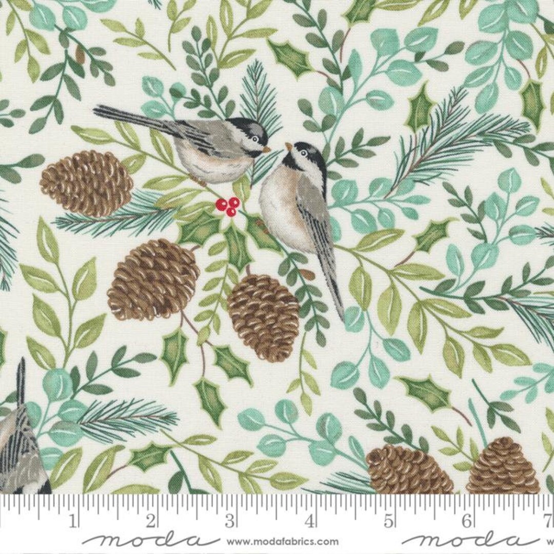 Holidays at Home Christmas Fabric by the Yard. Holidays at Home Snowy ...