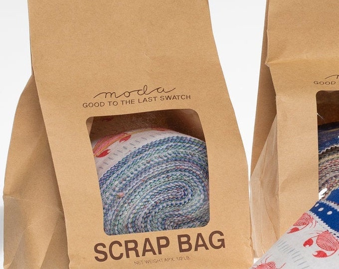 MODA Scrap Bags. Fabric Scraps. Scrappy Quilt Strips. Mystery Bag ...