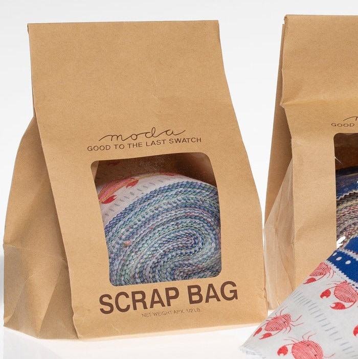 MODA Scrap Bags. Fabric Scraps. Scrappy Quilt Strips. Mystery - Etsy