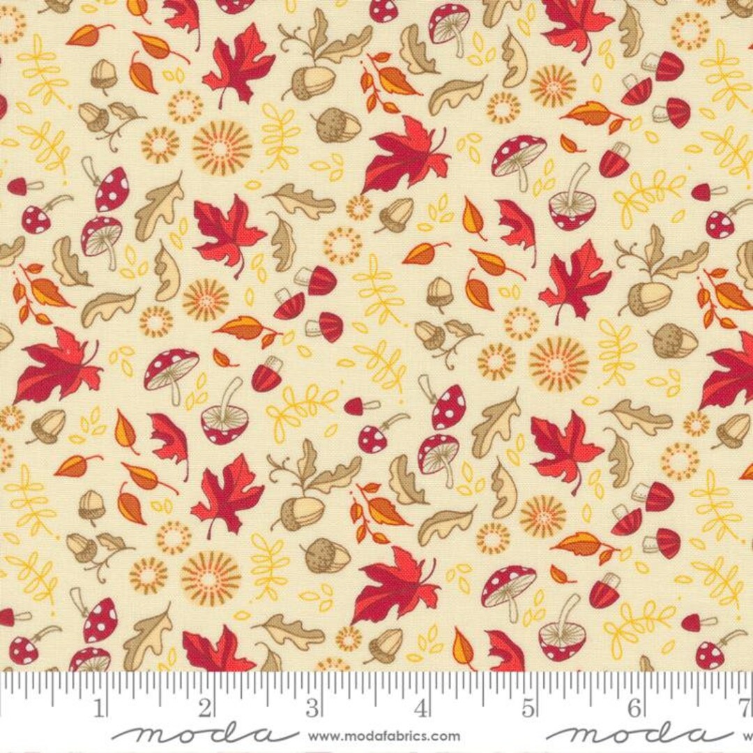 Forest Frolic Fabric by the Yard. Forest Frolic Cream 48744 12 Moda ...