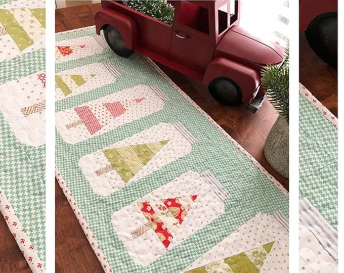 Table Runner Pattern Christmas Jars, Precut Friendly, the Pattern ...