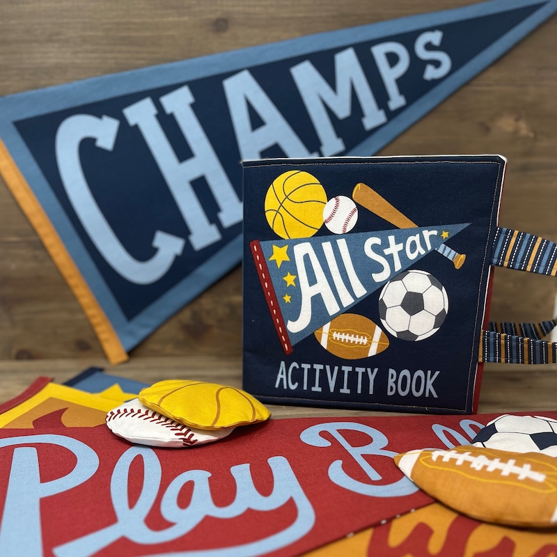 Baseball Quilt Panel - Etsy