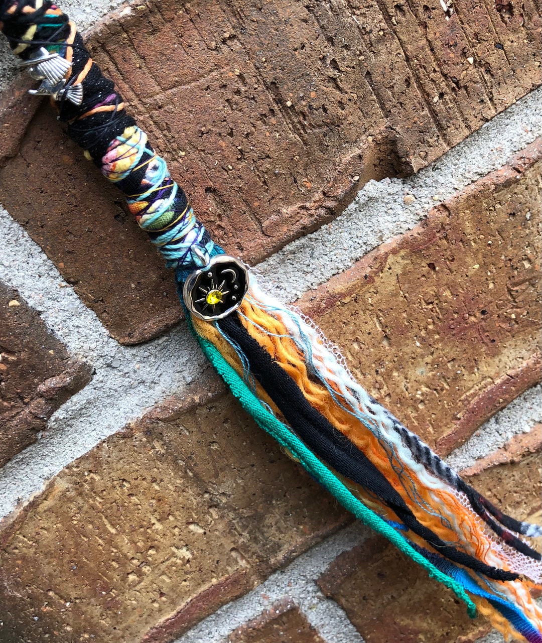 Witchy Nights OOAK SE Mandala Loc™ Wispy Faux Dread Hair Wrap Accent ...