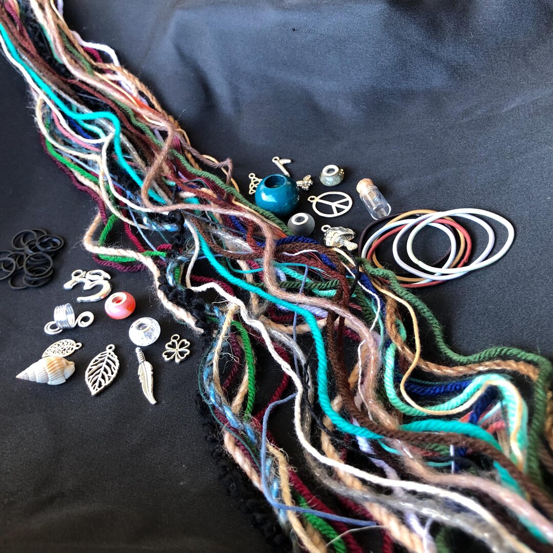 Complete Dreadlock and Hair Wrap Kit for Wrapping and Decorating Your ...