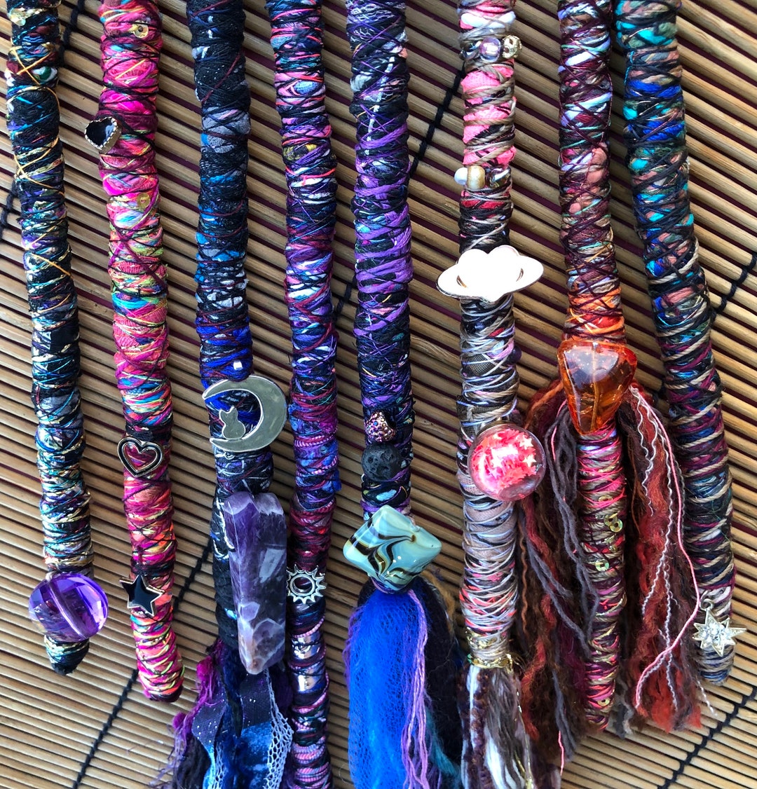 Lunar Love 1oneooak SE Mandala Loc™ Faux Dreadlock Hair Wrap Accent or ...