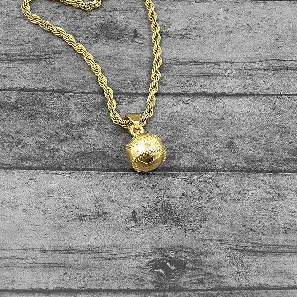 Baseball Necklace - Etsy