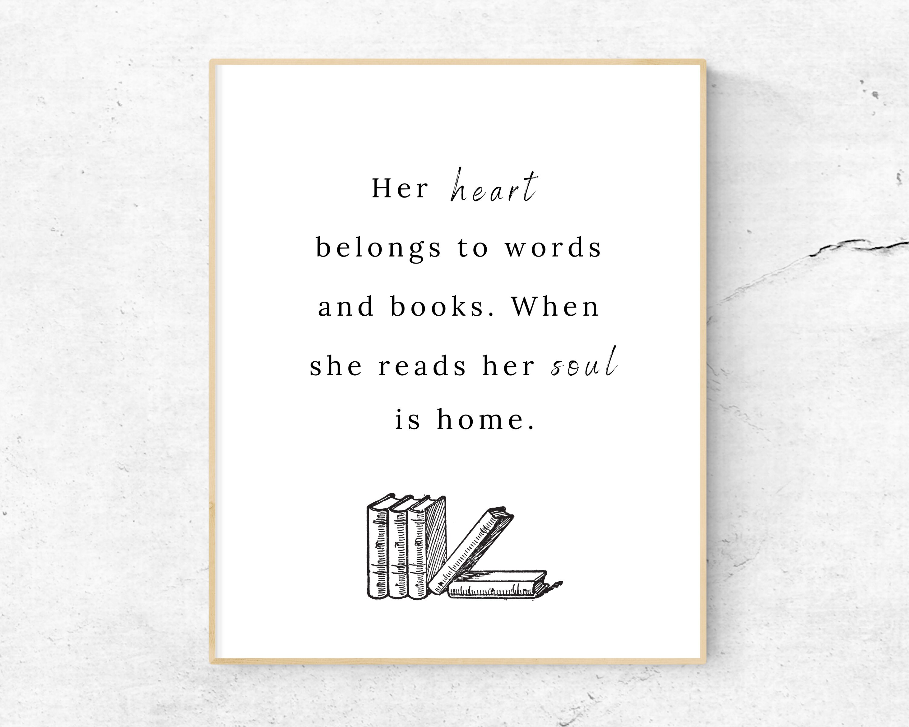 READING Quote Printable Book Lover Poster Reading Wall Art - Etsy