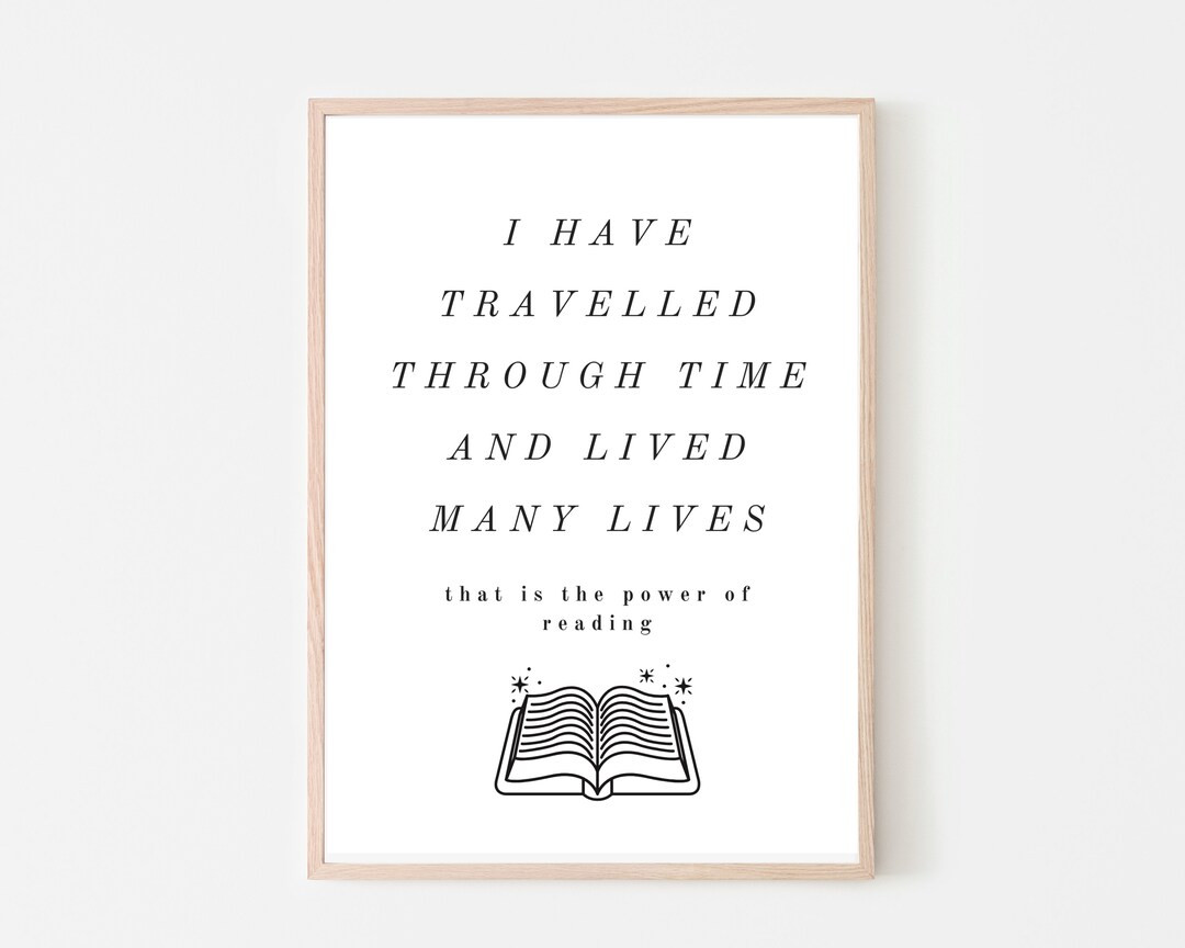 Reading Quote | Instant Digital Download | the Power of Reading ...