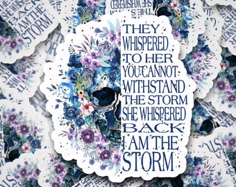 I Am the Storm Sticker - Etsy