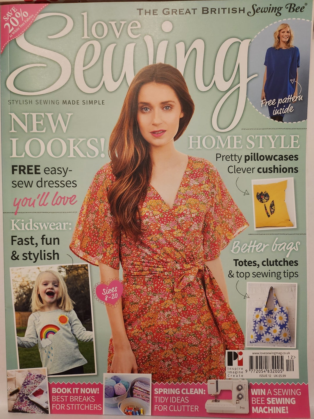 Love Sewing Magazine Issue 12 Complete With Unused Free Pattern - Etsy