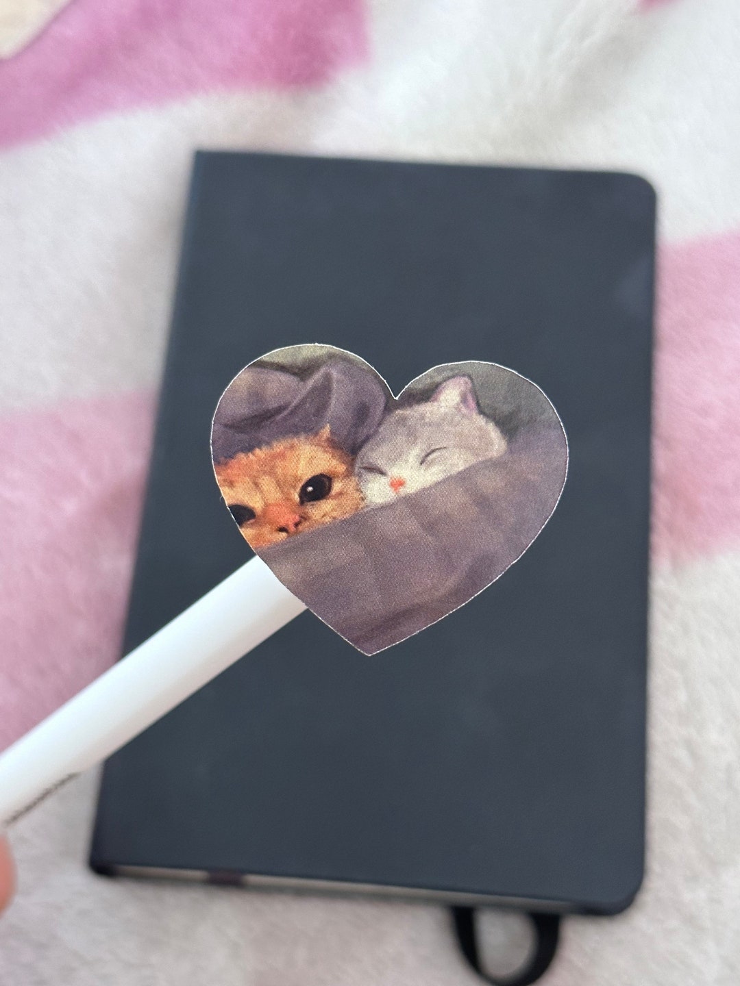 Cat Sticker Pack 4 Pcs Small Stickers Bujo Stickers Planner Stickes ...