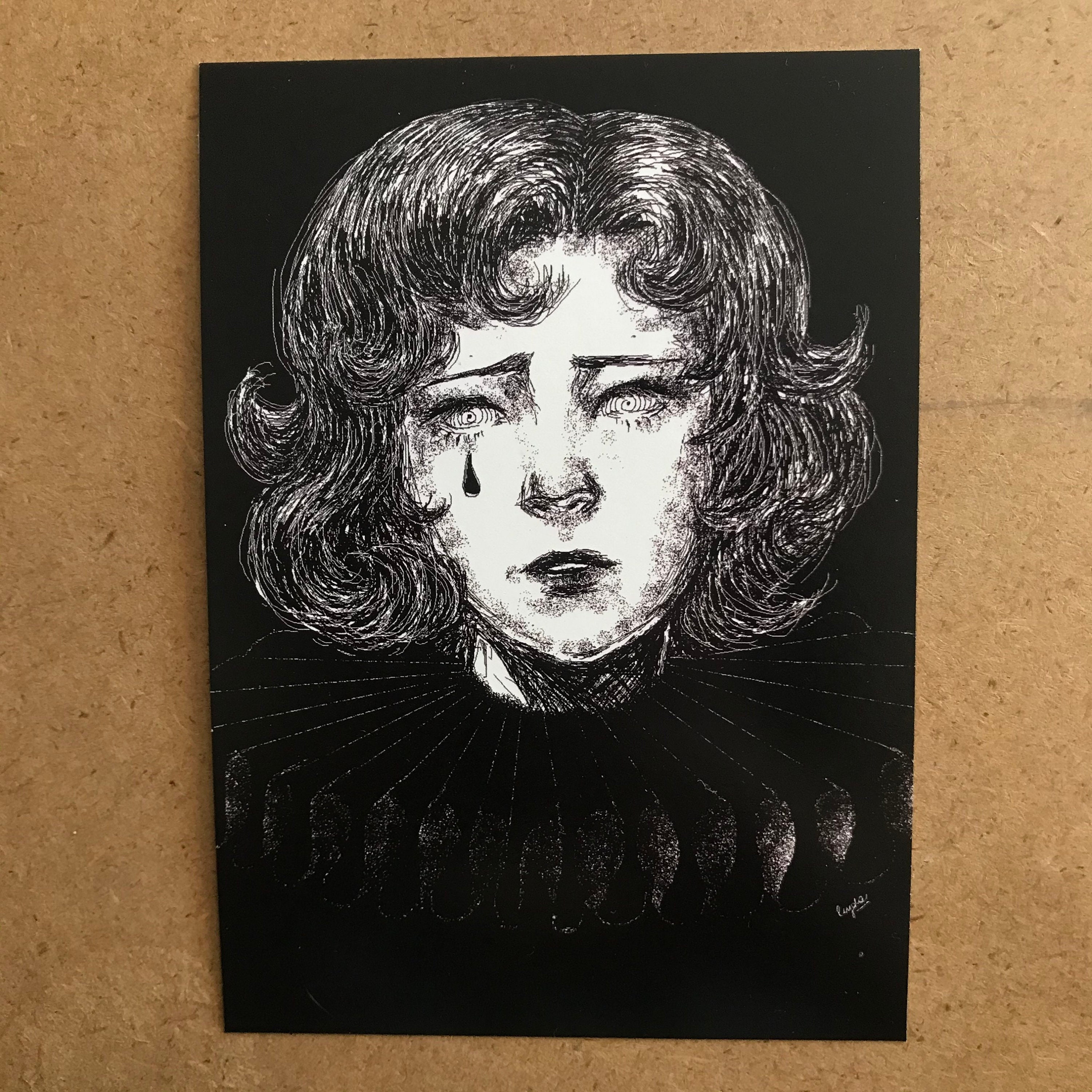 Pierrot Print 5.8 X 4.1 Inch Wall Art Home Decor - Etsy