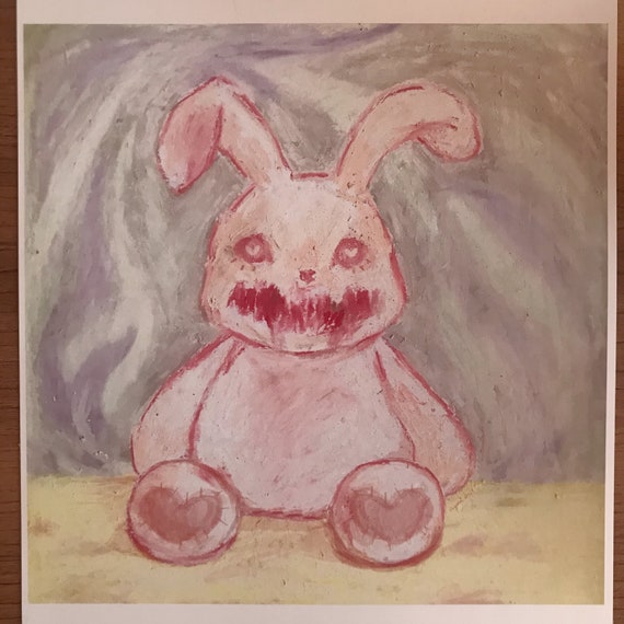 Creepy Bunny Drawing