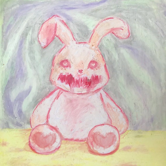 Scary Bunny Drawing