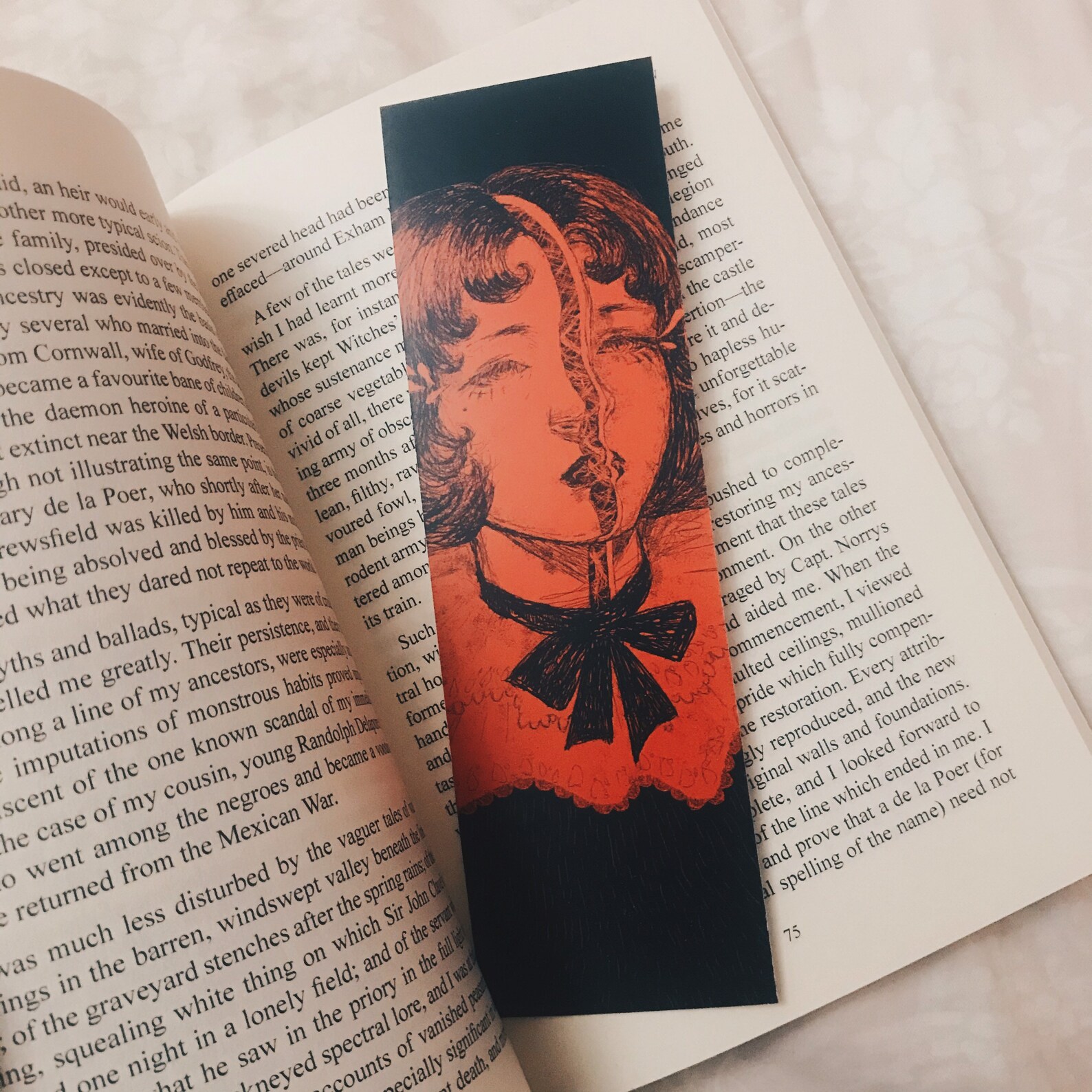 Bookmark Creepy Bookmark Vintage Bookmark Dark Art - Etsy