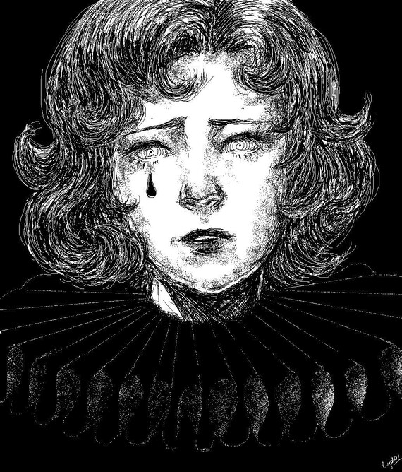 Pierrot Print 5.8 X 4.1 Inch Wall Art Home Decor | Etsy