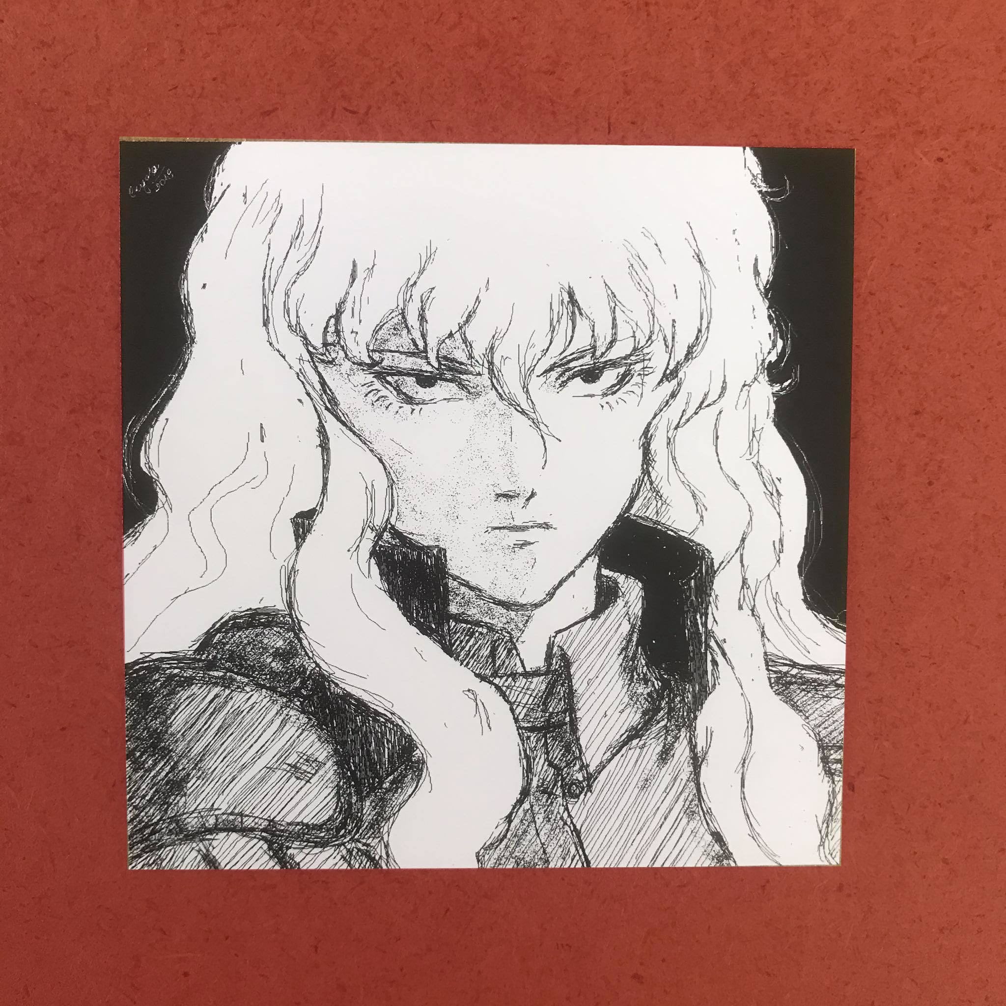 Berserk Griffith Print - 4.1 X 4.1 Inch - Wall Art - Home Decor ...