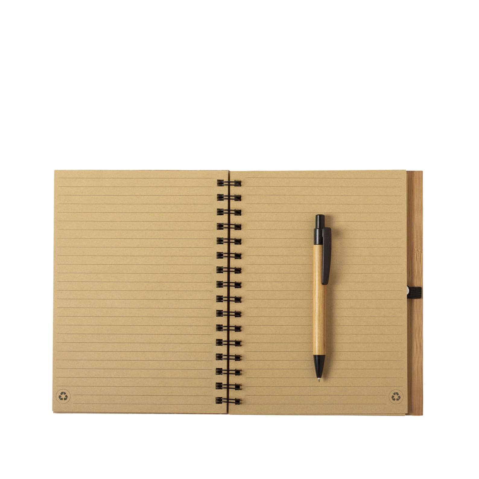 Bamboo Notebook Patterned Notebook With Pen Personalized - Etsy