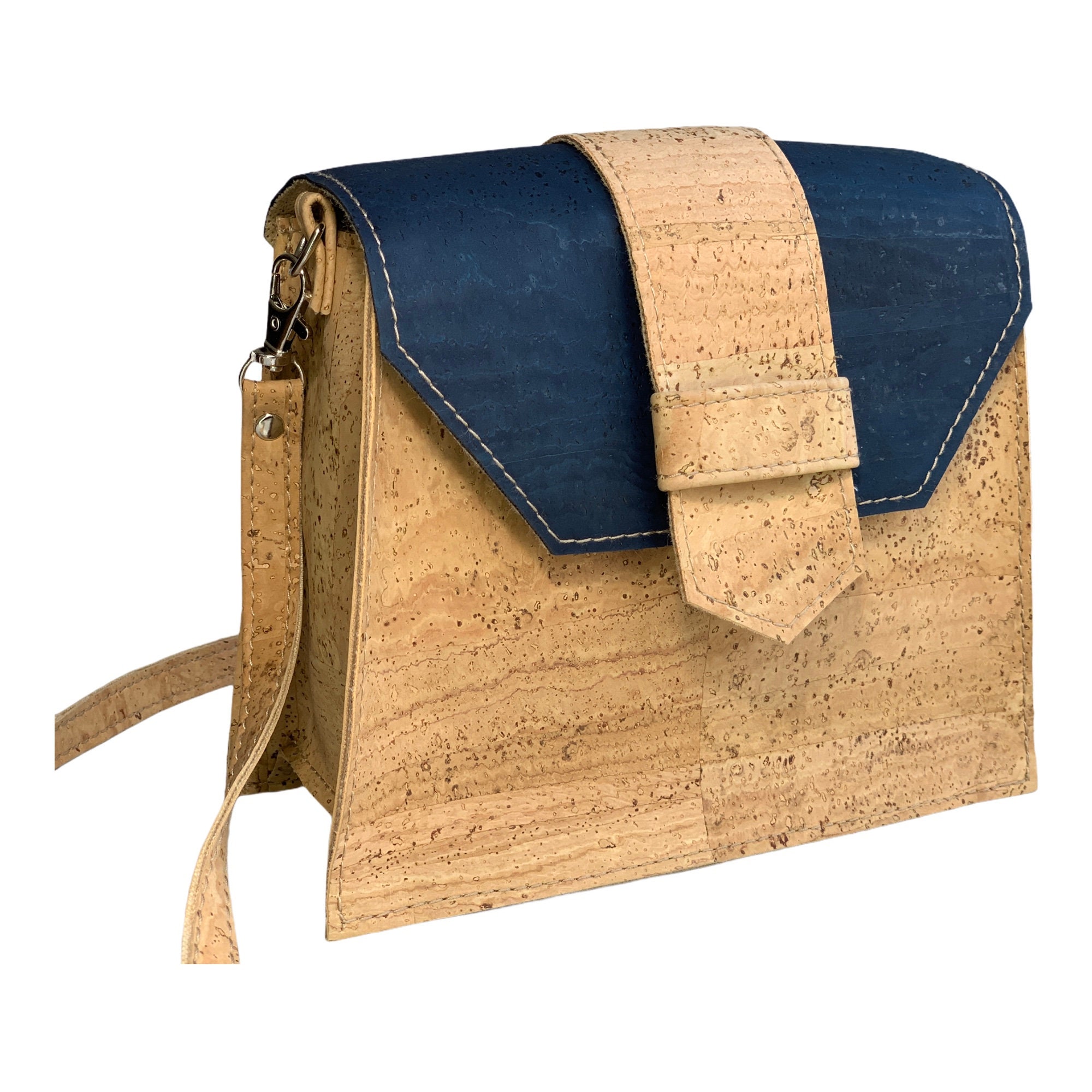 Cork Crossbody Bag, Adjustable Strap, Handmade - Etsy