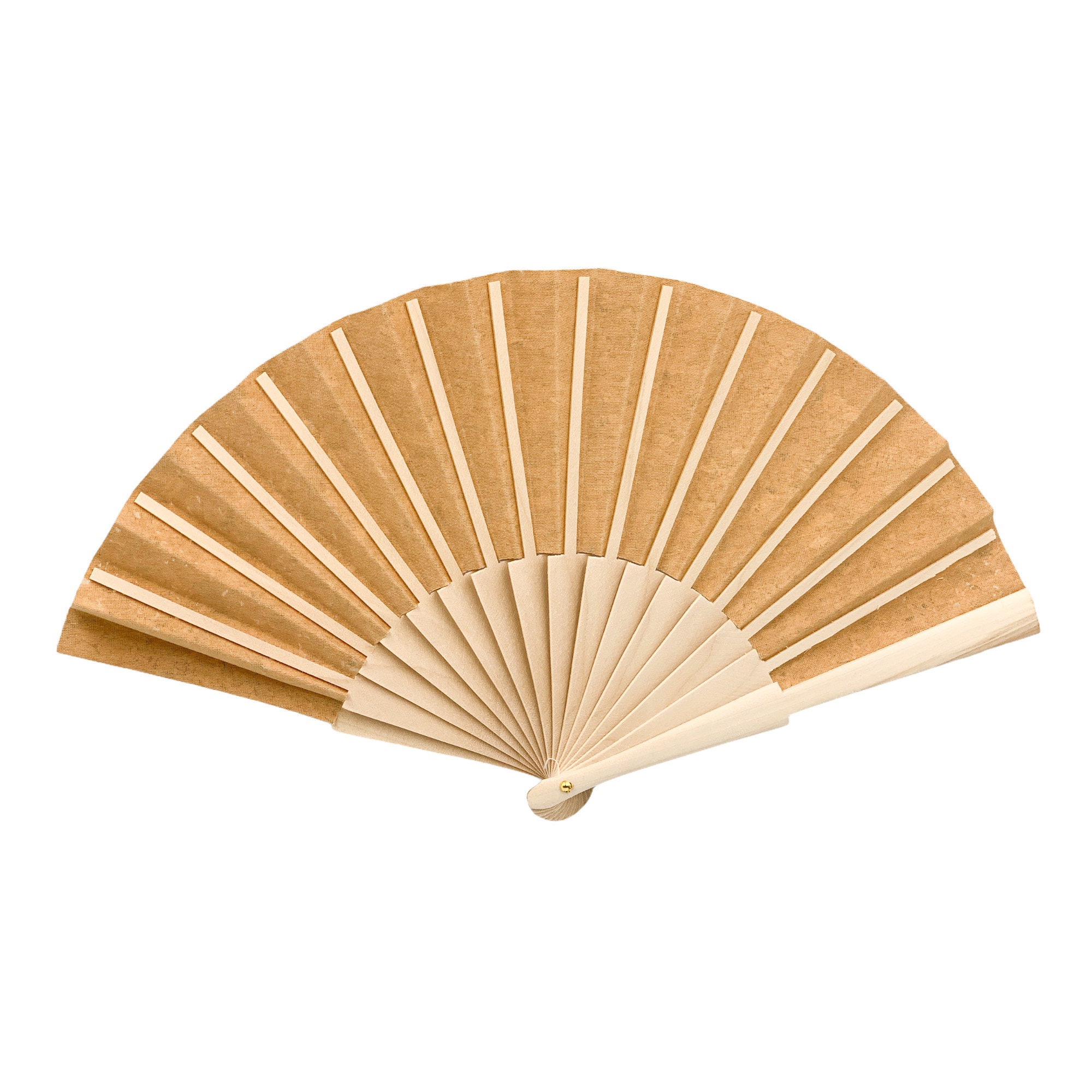 Handmade Cork Hand Fan /cork Natural Fan - Etsy UK