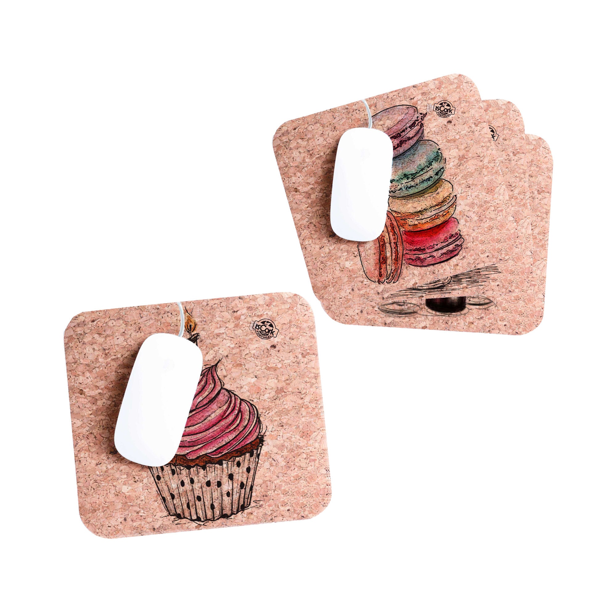 Cork Mouse Pad / Personalized Mouse Pad / Personalized Gift / | Etsy